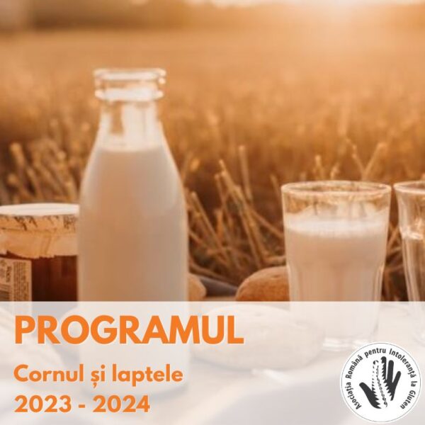 Programul Cornul și laptele, an școlar 2023-2024